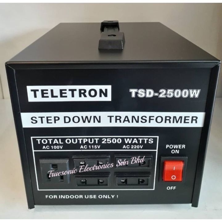 Teletron TSD-2500W Step Down Transformer | Lazada