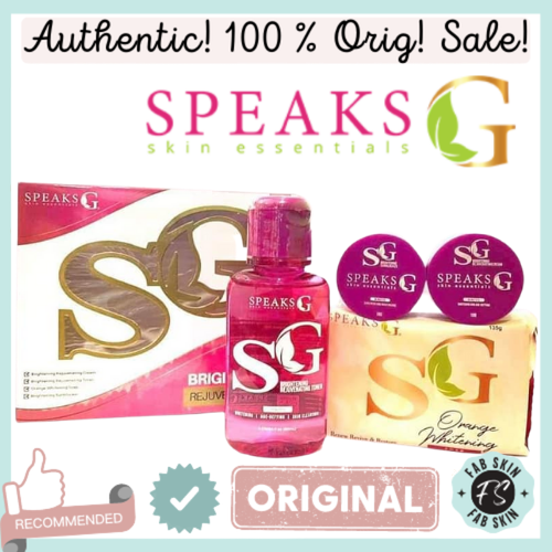Speaks G Brightening Rejuvenating Set | Lazada PH