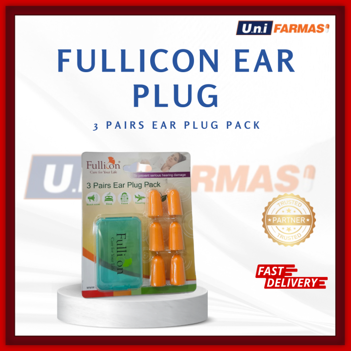 FULLICON EAR PLUG 3 PAIRS | Lazada