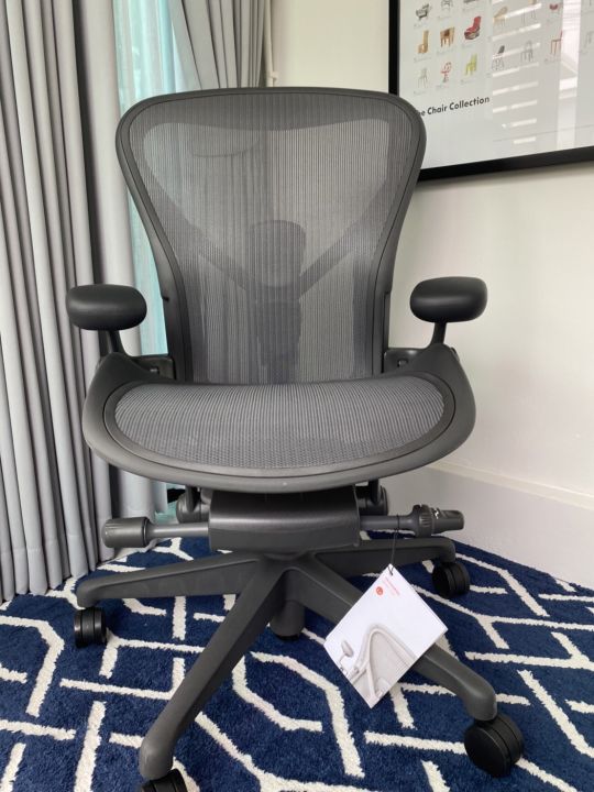 New Herman Miller Aeron Remastered Graphite Standard Size B | Lazada.co.th