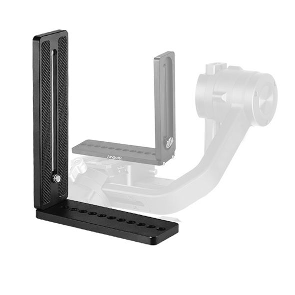 L-Shaped Bracket 7001D Camera Holder for Handheld Stabilizer Gimbals ...