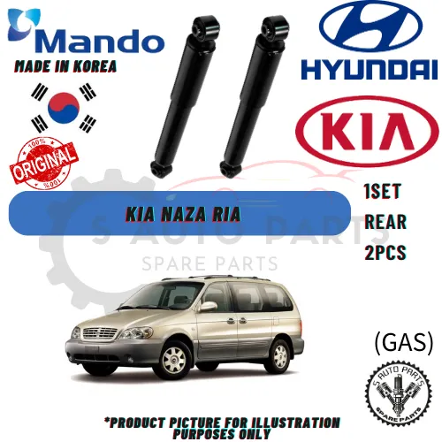 KIA NAZA RIA (REAR 2PCS)100% ORIGINAL (KOREA BRAND IMPORTED) MANDO ...