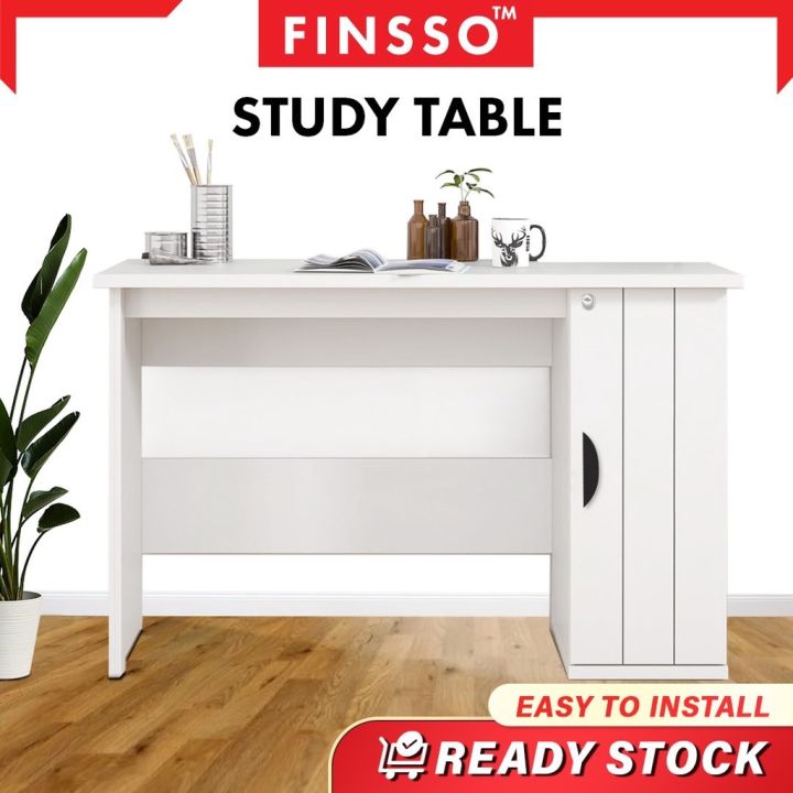 FINSSO Writing Table 3ft (L:90cm) Office desk Study Desk with 1 DRAWER ...