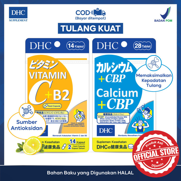 Paket Bundling DHC Vitamin C + B2 dan DHC Calcium + CBP | Lazada Indonesia