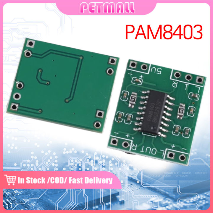 Pam8403 Super Mini Class D Amplifier 5V Stereo 2X3W Mini8403 Digital Power Board | Lazada PH