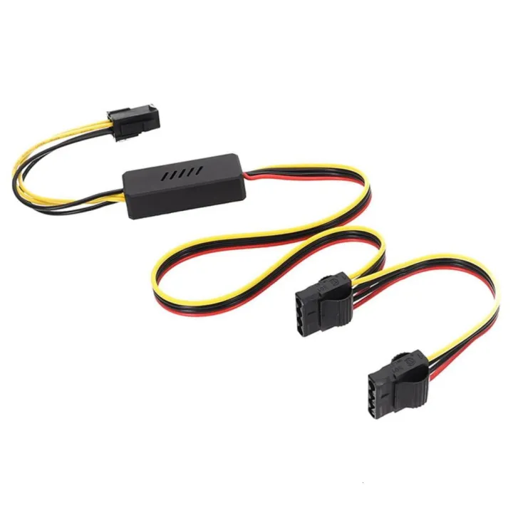 PC Motherboards 4Pin CPU to Standard 4Pin Molex Power Adapter Extension ...