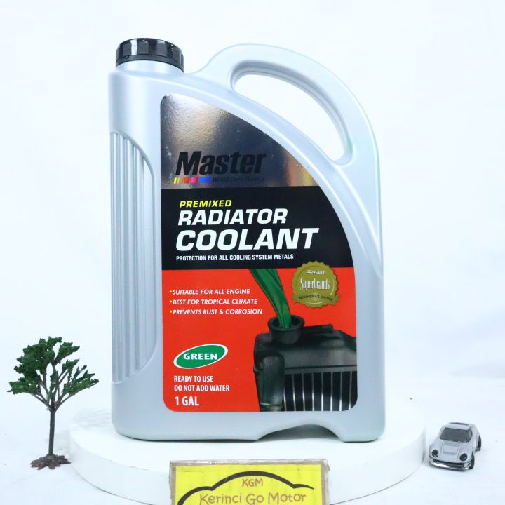 Master Air Radiator Coolant Hijau 4 Liter Cairan Pendingin Mobil Motor ...