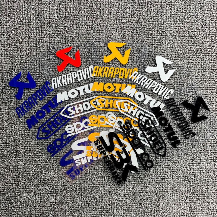 AKPAPOVIC MOTUL SHOEI SBK Reflective MotoGP Racing Stickers ...