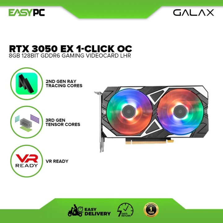 EasyPC | Galax Rtx 3050 EX 1-Click OC 8gb 128bit / RTX 3050 EX 1-Click ...