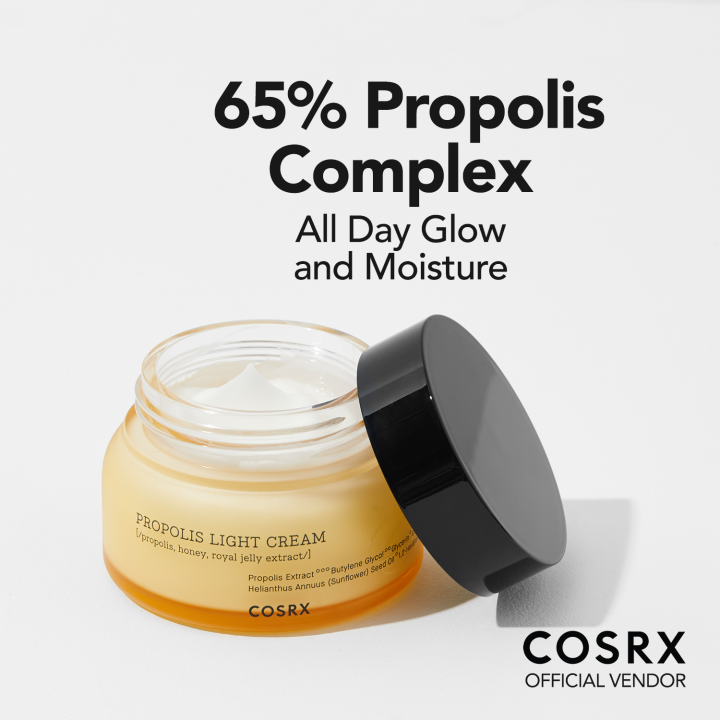 COSRX Full Fit Propolis Light Cream, 65ml | Propolis 64.5%, Hydrating ...