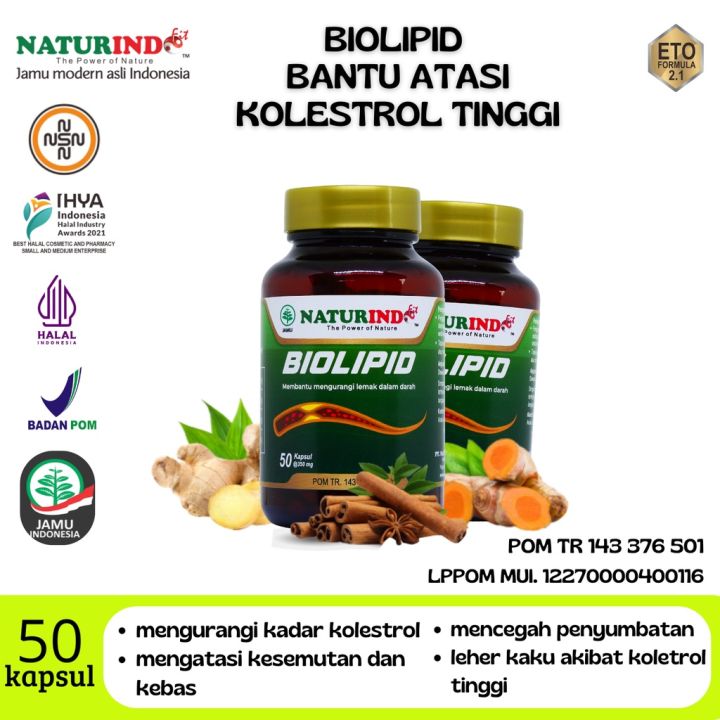 Obat Kolestrol Tinggi LDL trigliserid herbal alami lemak darah tinggi ...