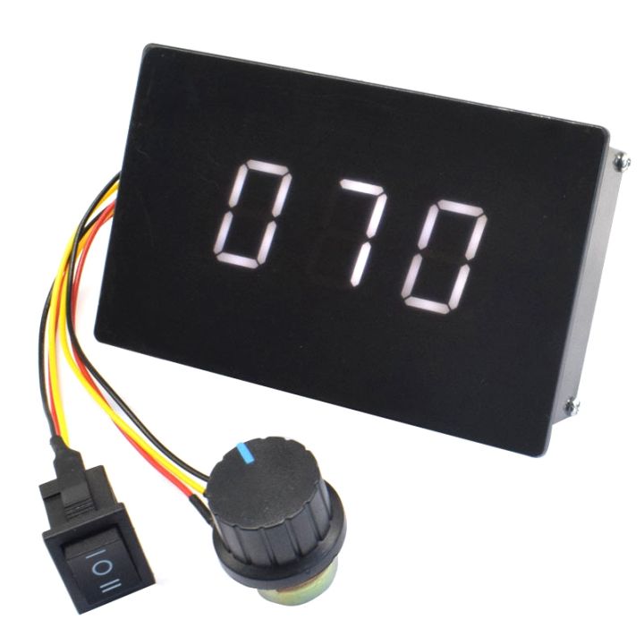 DC 6-60V 12V 24V 36V 48V 20A DC Motor Speed Controller Digital Display ...