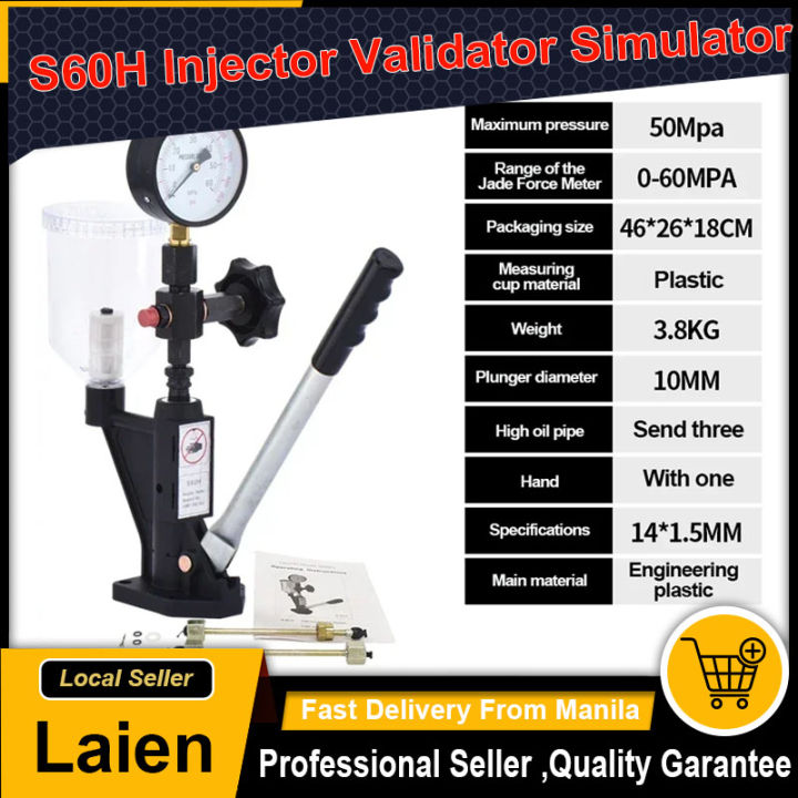 S60h Diesel Injector Nozzle Calibrator Machine Piezo Fuel Injector ...