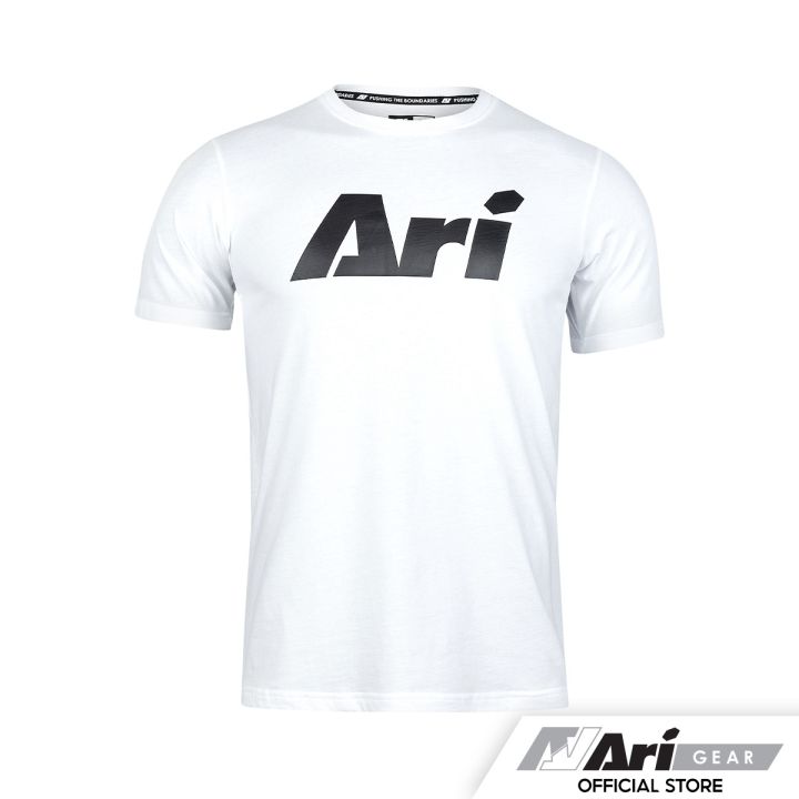 ARI SIGNATURE LIFESTYLE TEE - WHITE/BLACK เสื้อยืด อาริ ซิกเนเจอร์ สี ...