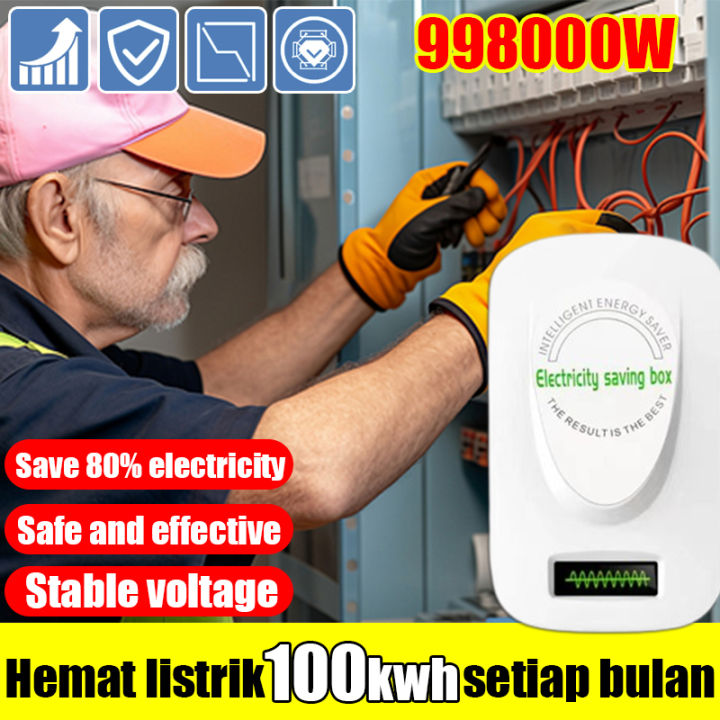 👍Power saving 99%👍Power Electricity Saver Box Stable voltage Energy ...
