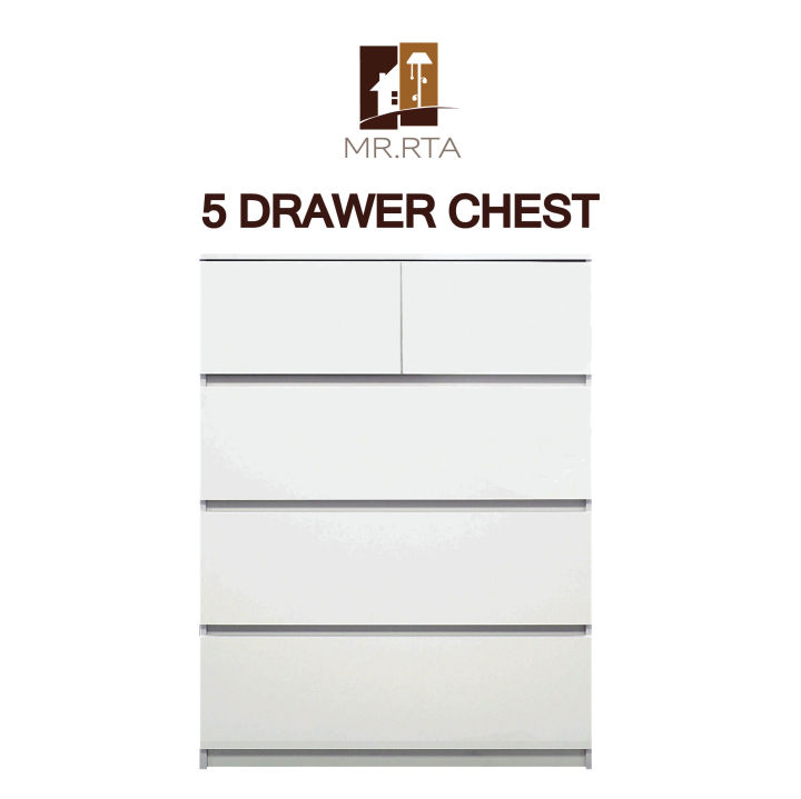 MR.RTA 5 Drawer Chest wardrobe Almari Baju budak almari pakaian drawer ...