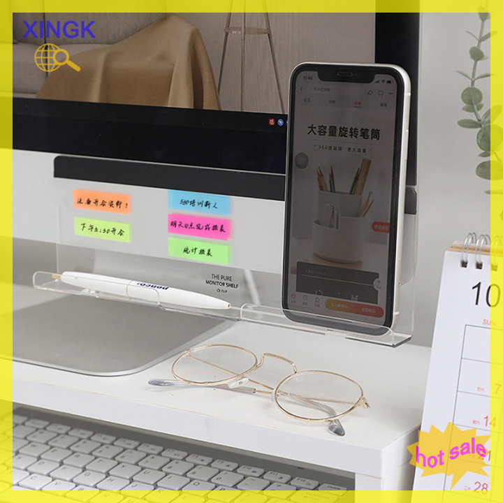 XINGK Creative Acrylic Monitor Message Memo Board Sticky Notes Board ...