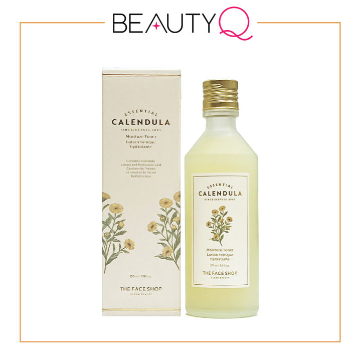 THE FACE SHOP Calendula Essential Moisture Toner 150ml - Made In Korea ...