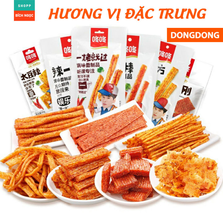 Que cay Dong Dong tổng hợp – đồ ăn vặt nội địa Trung – sản phẩm chính hiệu mùi vị đặc trưng ...