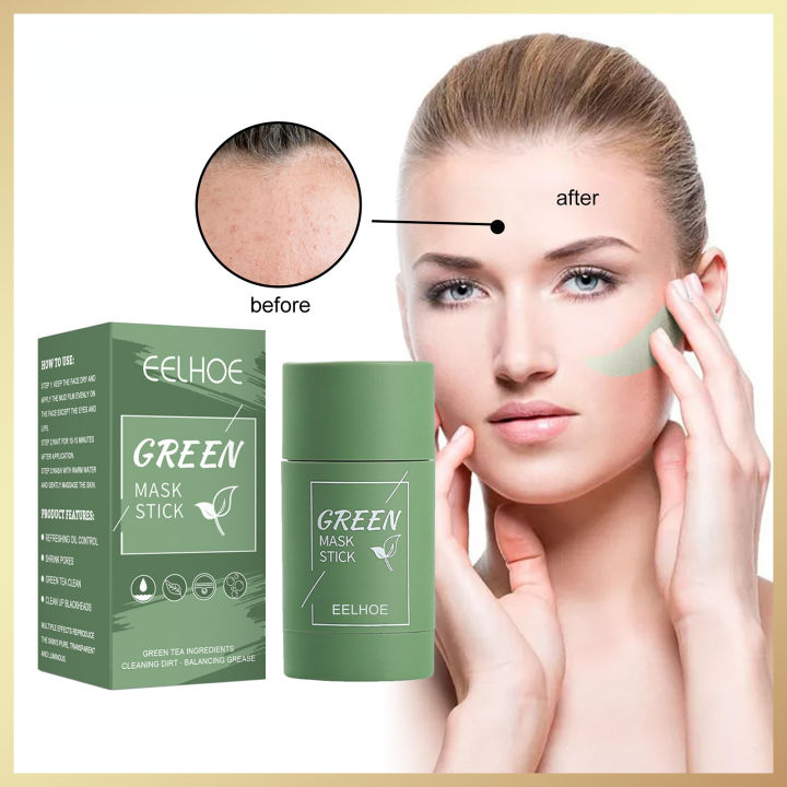 Eelhoe Green Tea Solid Mask Stick Oil Control Cleansing Peeling Acne ...