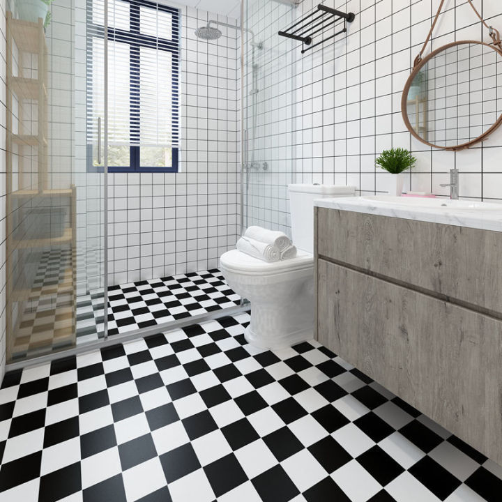 Floor Sticker Thickened Wear-resistant Non-slip Kitchen Toilet Floor ...