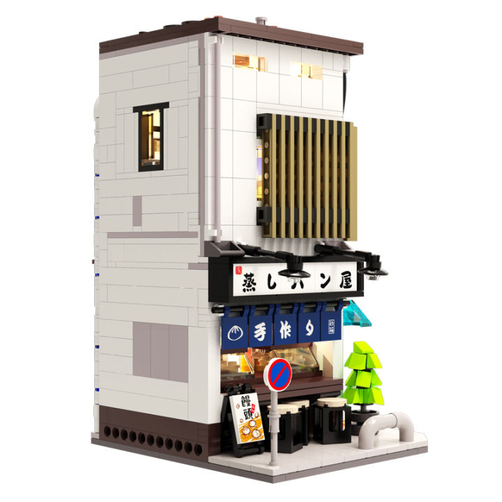 Cada Street View Bricks Model Steamed Bun Shop Japanese Style House ...