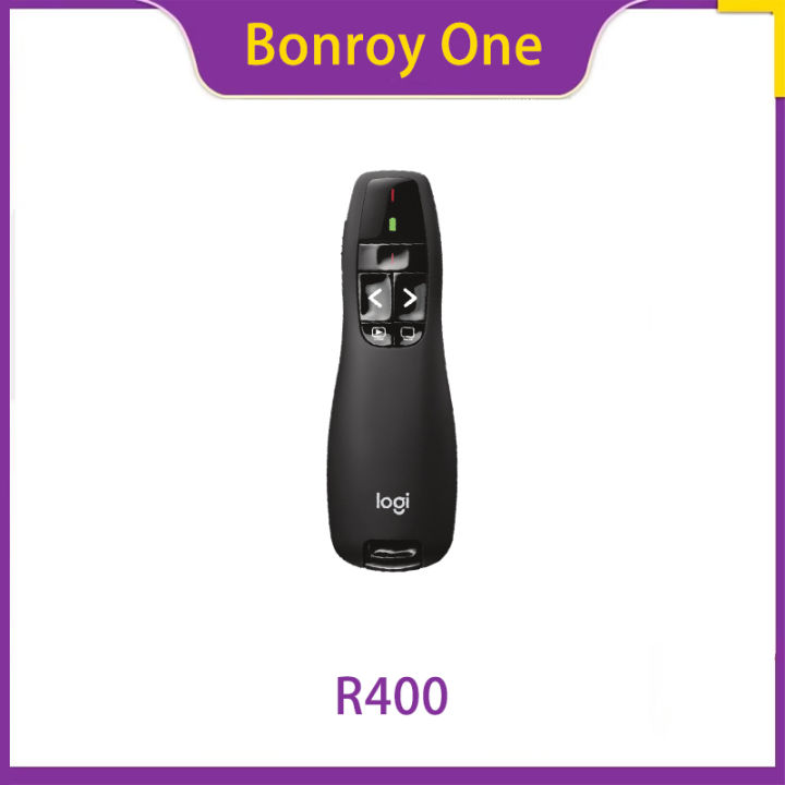 Logitech R400 Presentation Remote Laser Pointer for PowerPoint Control ...
