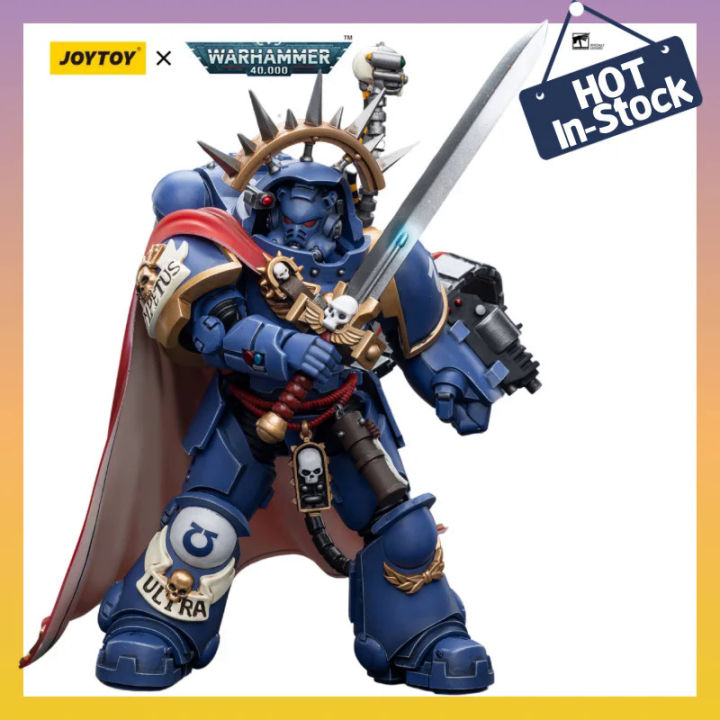 JOYTOY Warhammer 40K 118 Action Figure Ultramarines Captain in Gravis ...