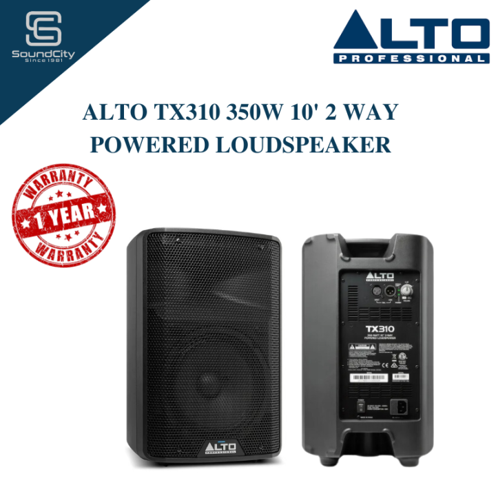 ALTO TX310 350W 10' 2 Way Powered Loudspeaker | Lazada