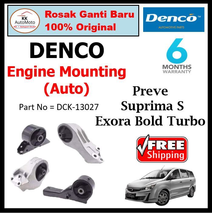 DENCO - Exora Bold Turbo , Preve (Auto) Engine Mounting 1 Set [ DCK ...