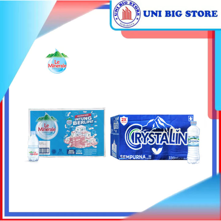 Le Minerale Air Mineral 330 ml x 24 Botol DUS Carton Karton Water | Lazada Indonesia