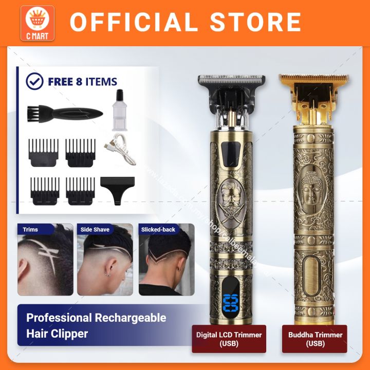 T9 Portable Hair Clipper Professional Electric Shaver Men Razor Trimmer ...