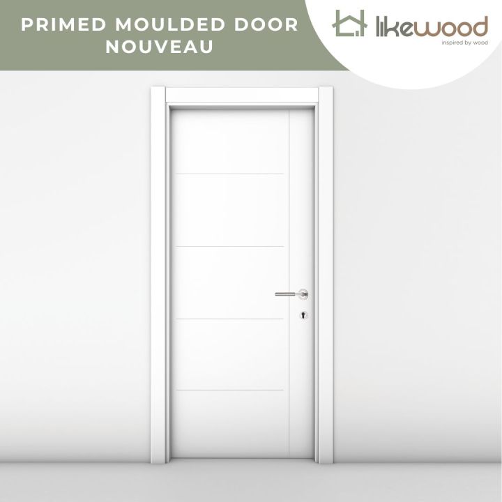 Matimco LIkewood Prime Moulded Wood Door Nouveau 70x210 / 80x210 ...