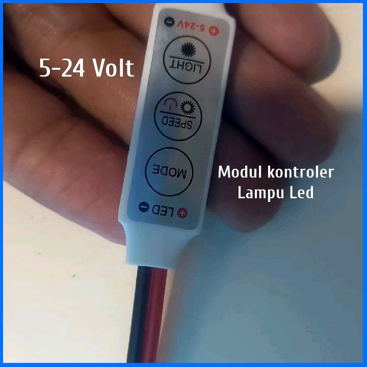 Modul kontroler dimmer lampu led motor mobil kedip strobo 5 -24 Volt ...