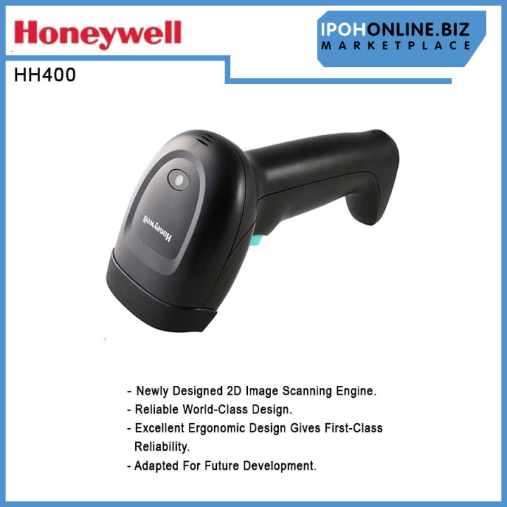 Honeywell HH400 Area-Imaging USB Wired 2D Barcode Scanner with STAND ...