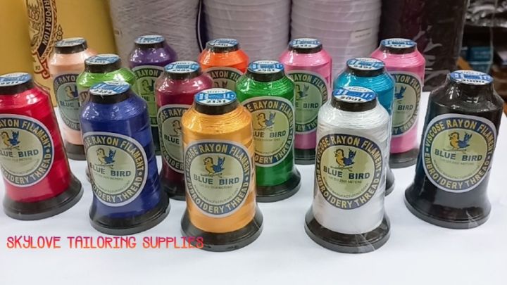 Blue Bird Embroidery Thread 2500 Meters | Sinulid | Pamburda Sinulid ...