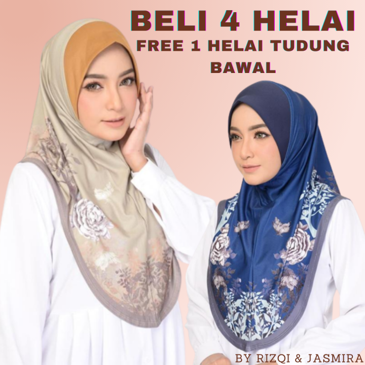 [ PART-8 JASMIRA EXCLUSIVE ] Saiz M-L Tudung Sarung Moss Crepe Instant ...