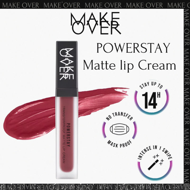 Make Over Powerstay Transferproof Matte Lip Cream 7g | Lazada Indonesia