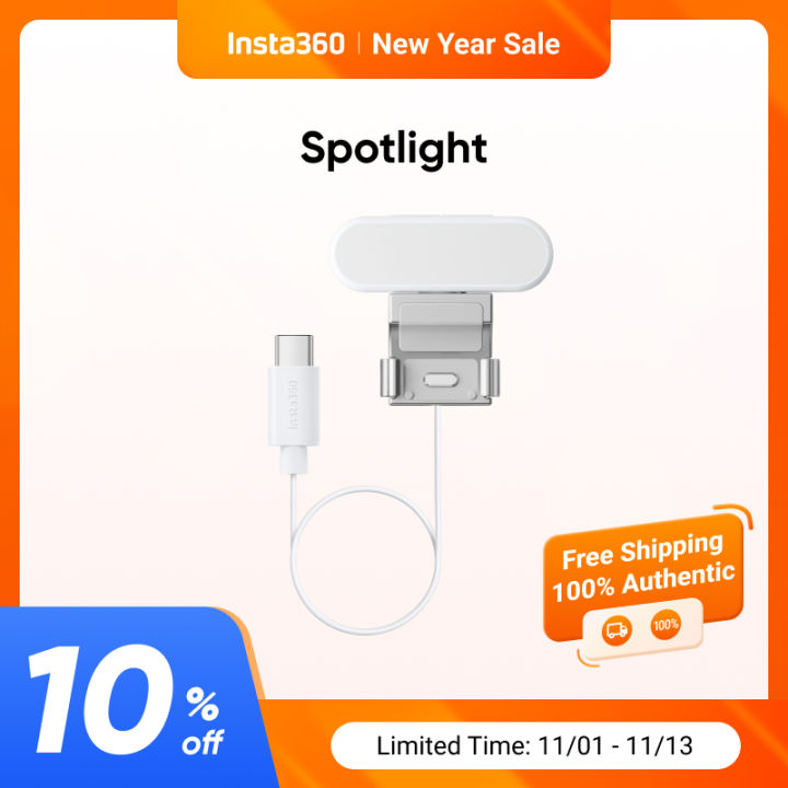 [NEW] Insta360 Flow Spotlight, Smartphone Gimbal accessory, Phone ...