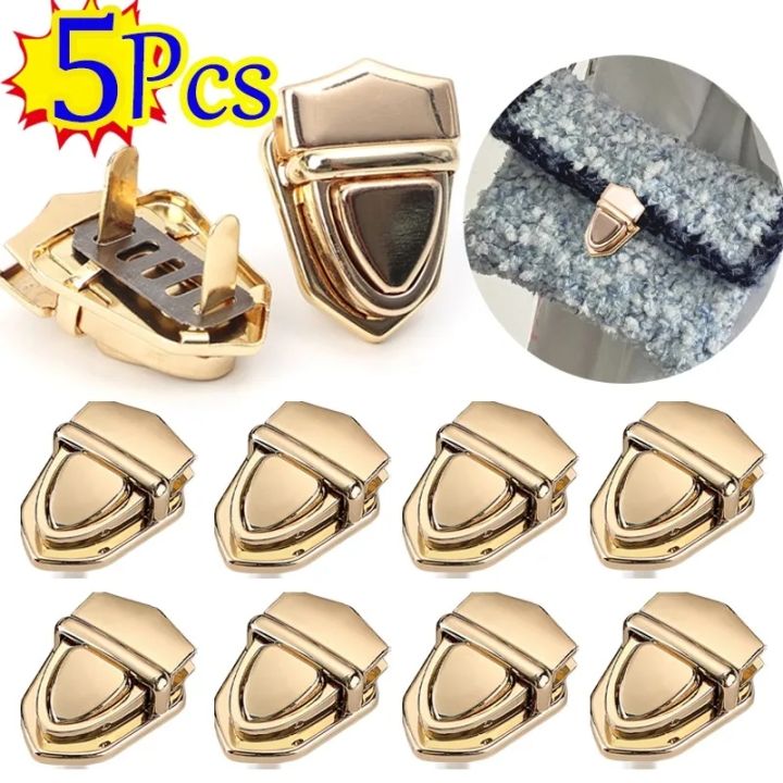 5Pcs Metal Locks Bag Clasp Catch Buckles for Handbags Shoulder Bags ...