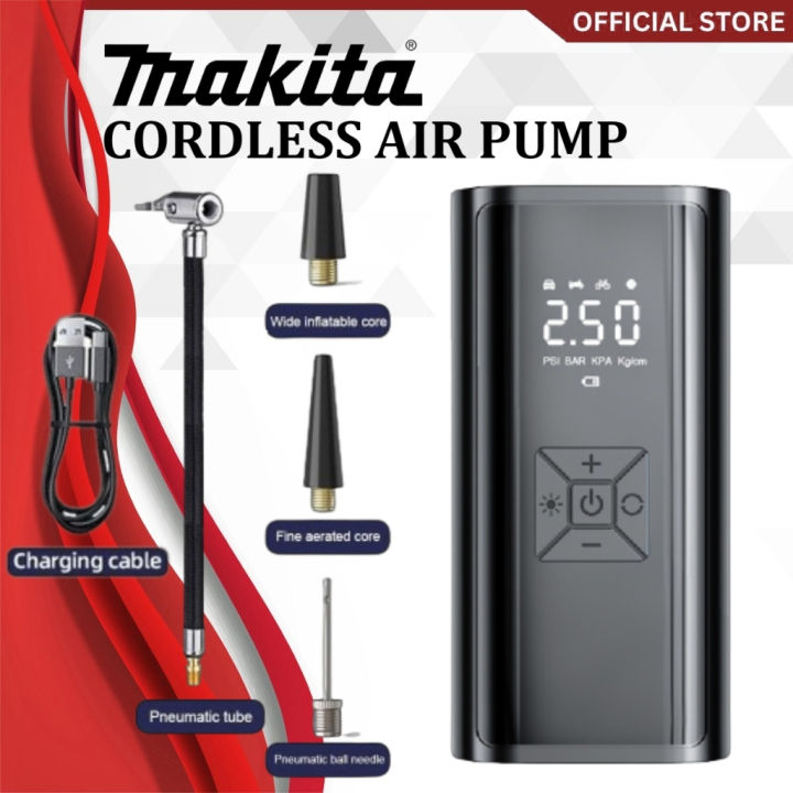 Makita Air Pump Quick Wireless Portable Car Air Pump Tyre Compressor Accessories 11000mAh ...