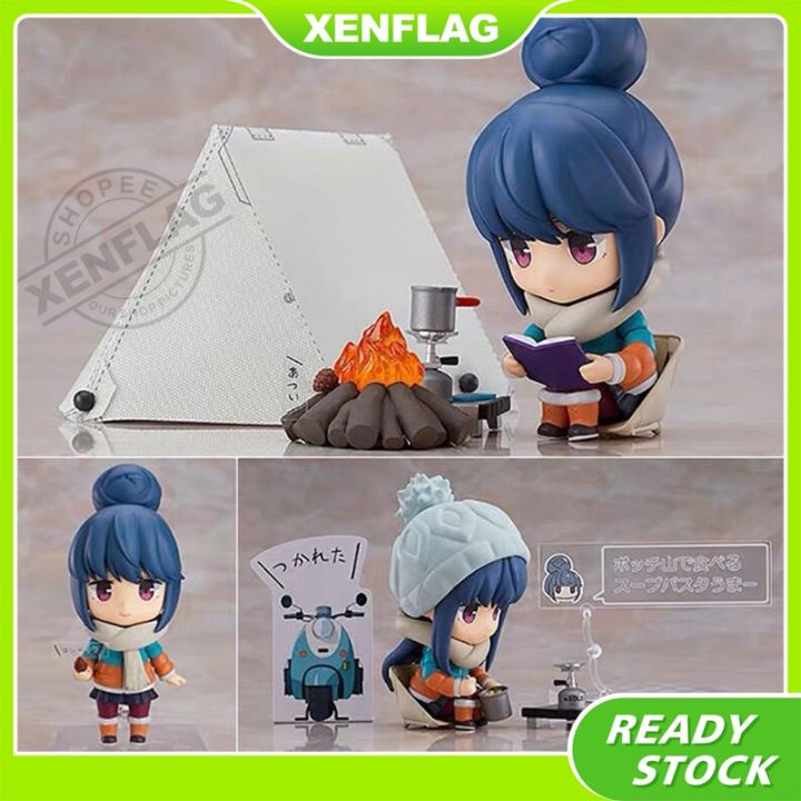 Nendoroid Yuru Camp Shima Rin #981 DX Action Figure Anime Bahan Pvc ...
