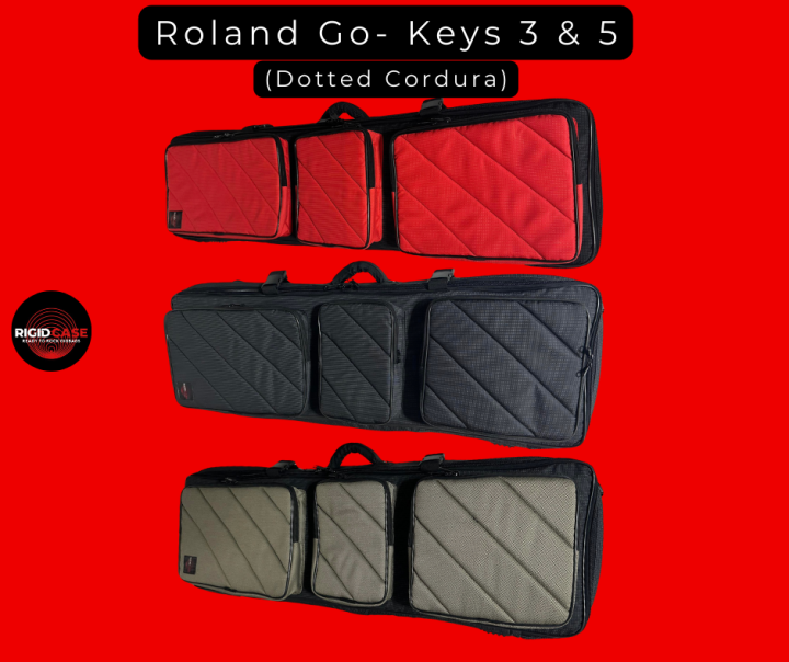 ROLAND GO KEYS 3 PIANO KEYBOARD BAG CASE FULLY PADDED DOTTED CORDURA ...