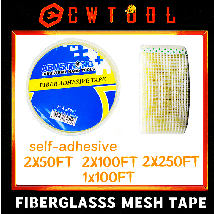 ARMSTRONG Self-Adhesive Fiber Tape FIBER GLASS MESH TAPE 1X100/2X50 ...