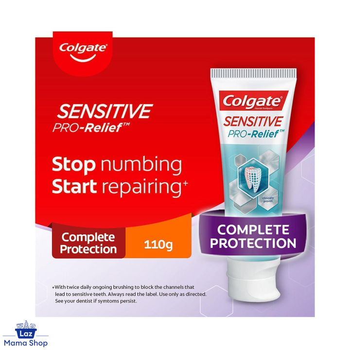 Colgate Sensitive Pro Relief Complete Protection Toothpaste 110 G (Laz ...
