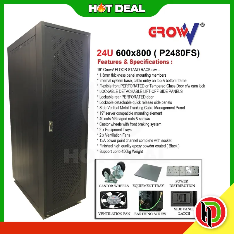 24u High Rackmount Server Cabinet | Cabinets Matttroy