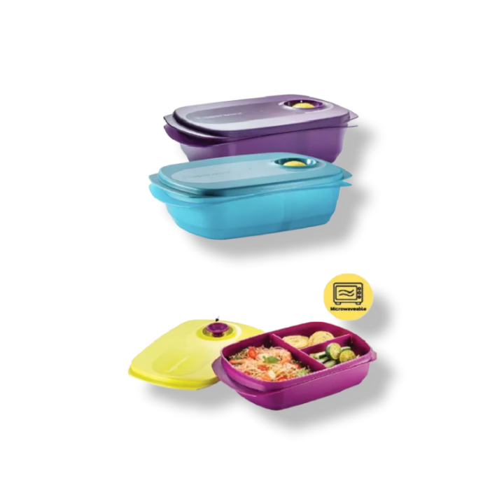 Tupperware Divided Dish 1.25L/1L/900ml/800ml/Microwaveble Lunch Box ...
