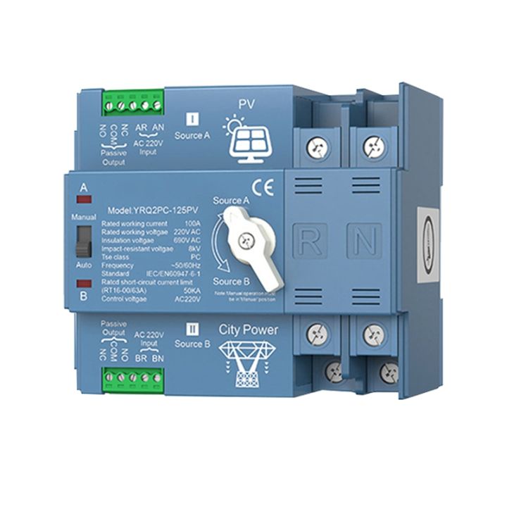 【GoS】-ATS Dual Power Automatic Transfer Switch for Generator or PV ...