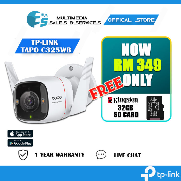 Tp-Link Tapo C325WB Outdoor Security Wi-Fi Camera | Lazada