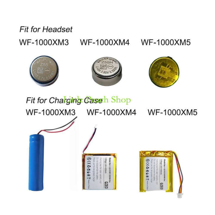 全新，全新， Replacement Battery For Sony WF-1000XM4 WF-1000XM3 WF-1000XM5 ...